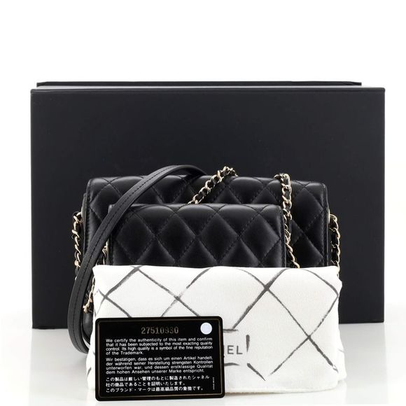 CHANEL | Bags | Chanel Side Packs Crossbody Bag Quilted Lambskin Small ...
